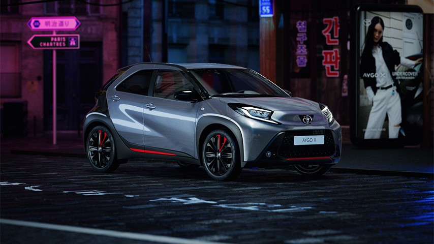 Miejski crossover Toyota Aygo X dostępny od ręki
