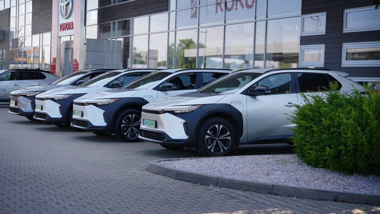 Toyoty bZ4X we flocie Aira Solutions Poland sp. z o.o.
